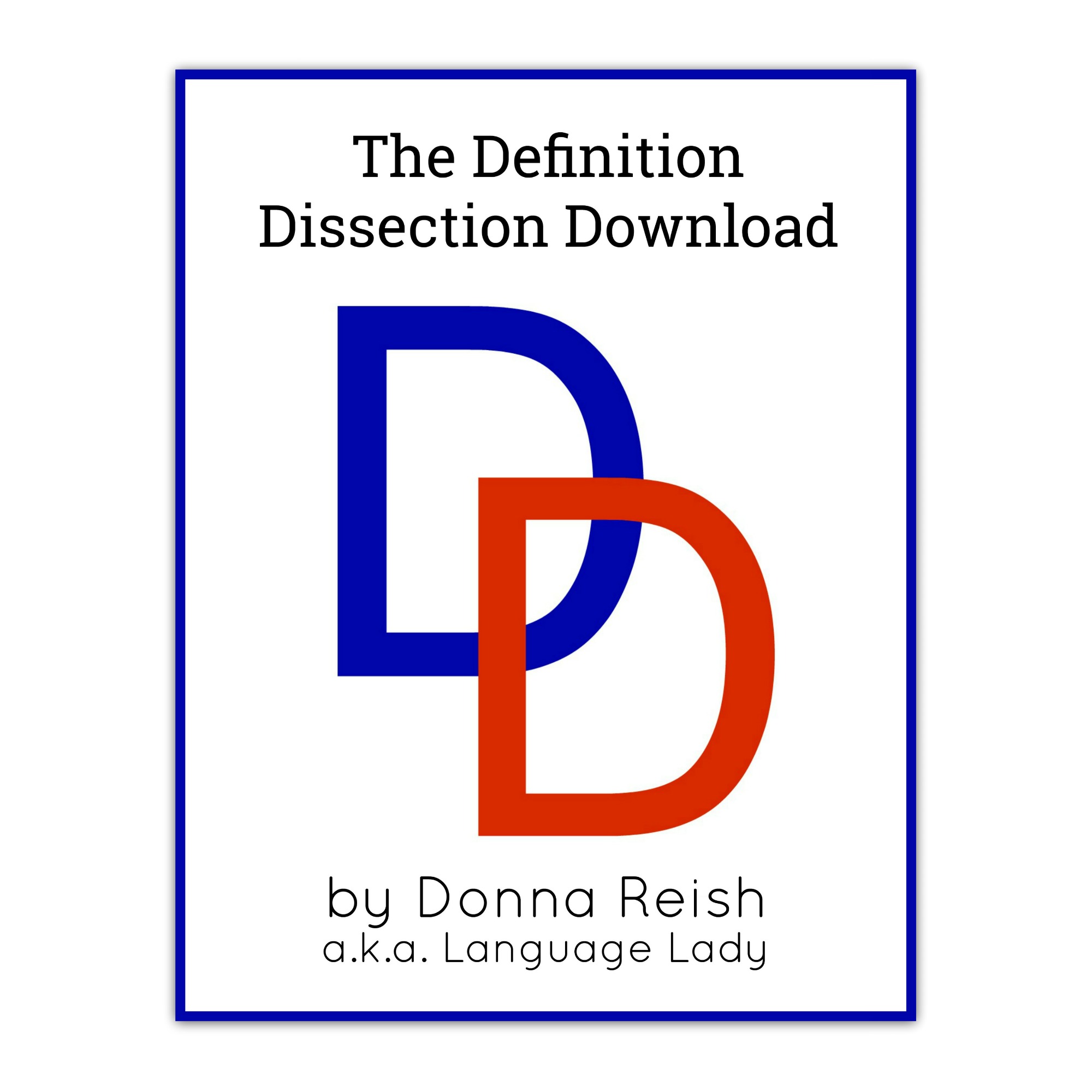 Definition Dissection store - Character Ink