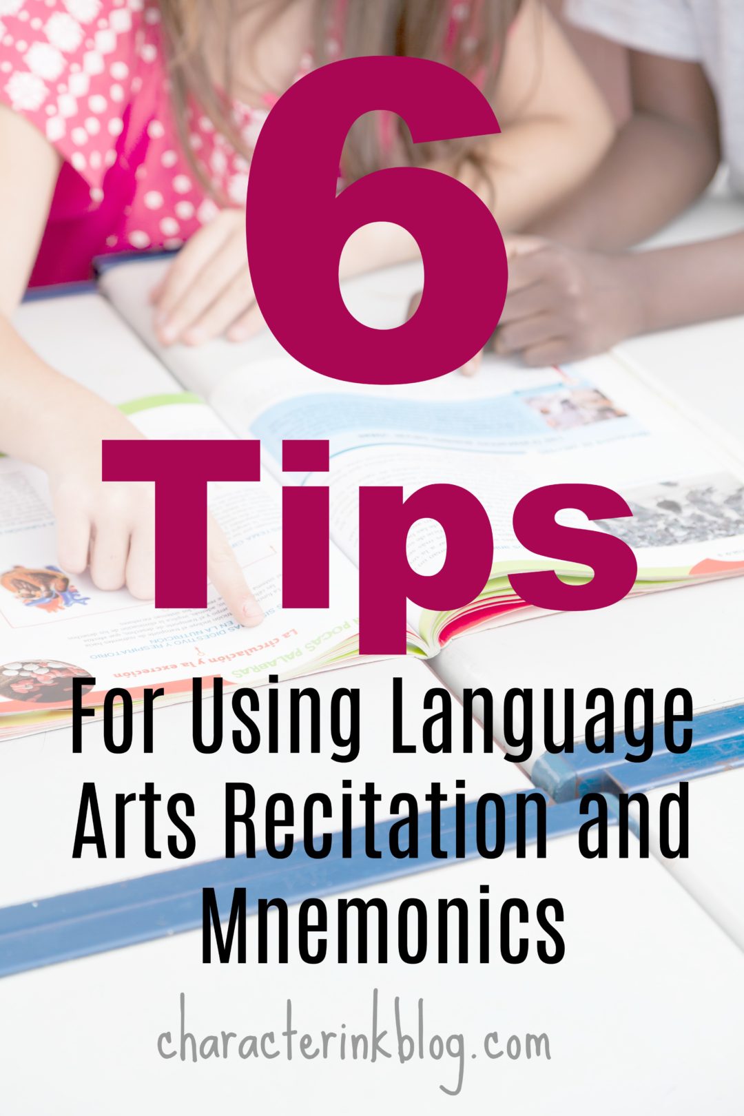 6 Tips for Using Language Arts Recitation and Mnemonics (Cute Video ...