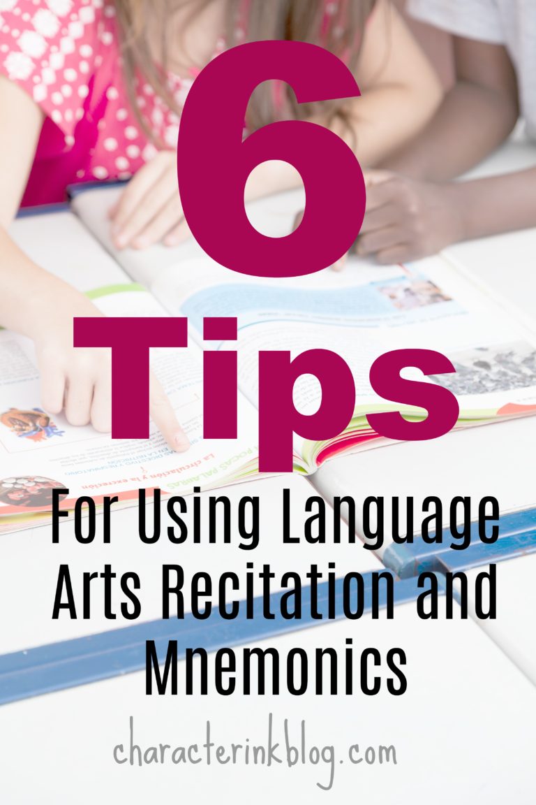 6 Tips for Using Language Arts Recitation and Mnemonics (Cute Video ...