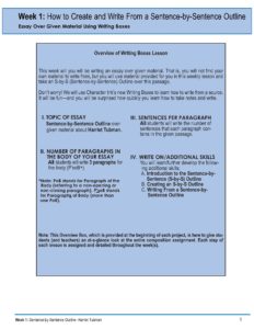 Writing Boxes Video Lesson (Downloadable Lesson Pages Included ...