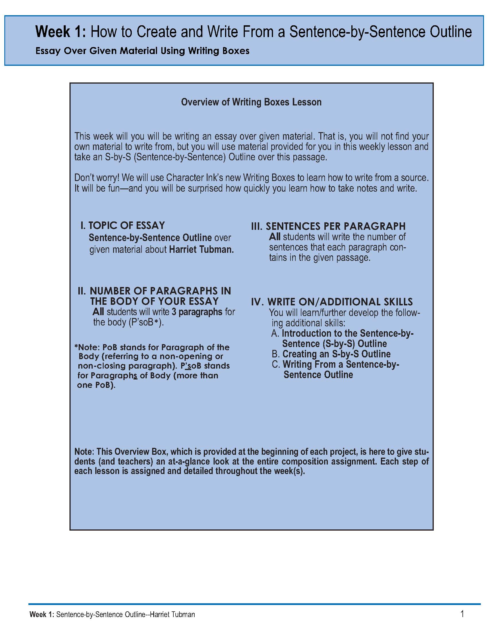 Writing Boxes Video Lesson (Downloadable Lesson Pages Included ...