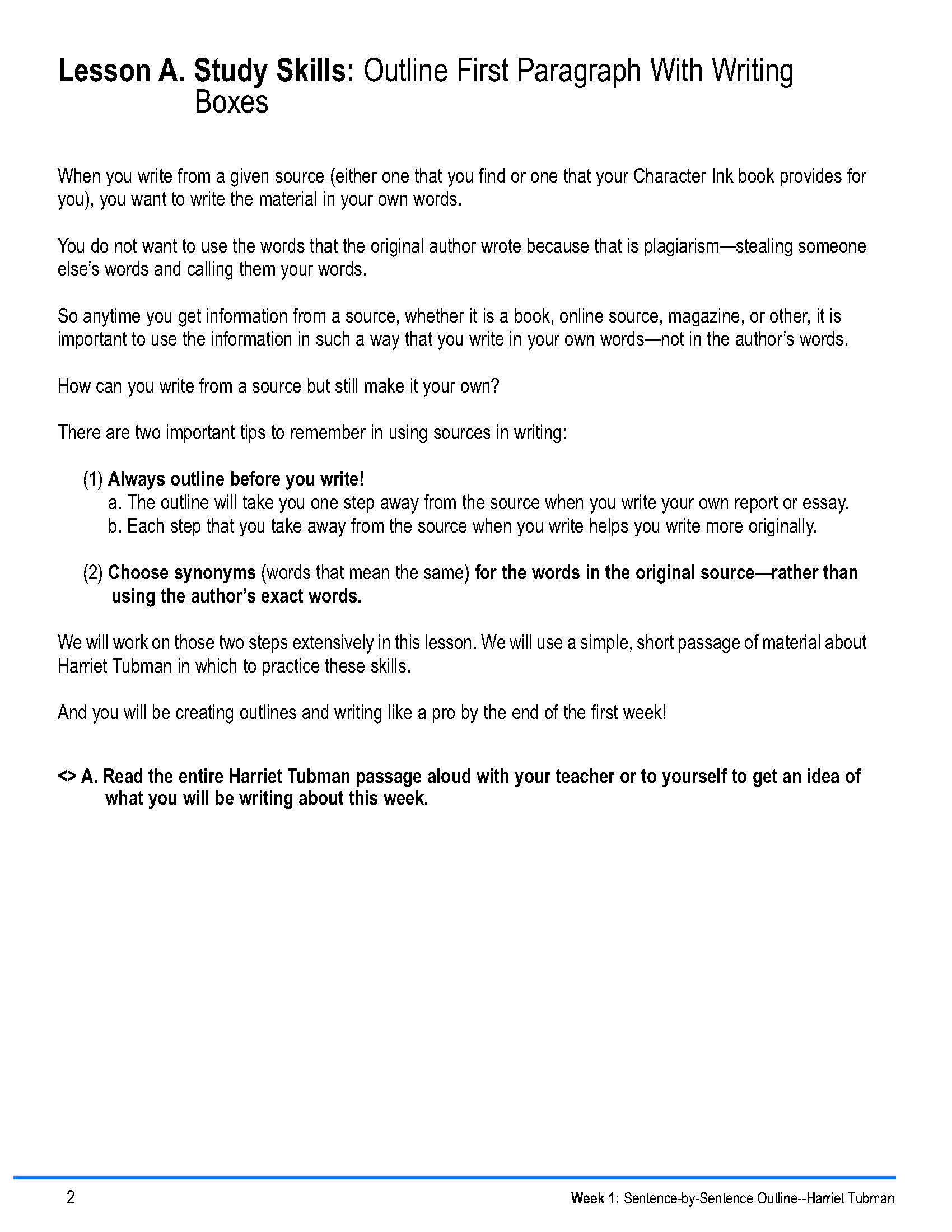 Writing Boxes Video Lesson (Downloadable Lesson Pages Included ...