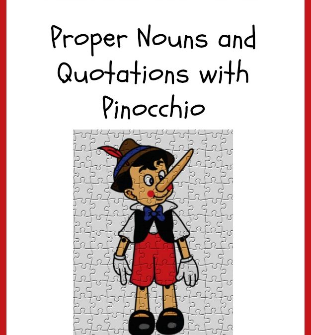 Punctuation puzzle proper nouns and quotations with pinocchio ...