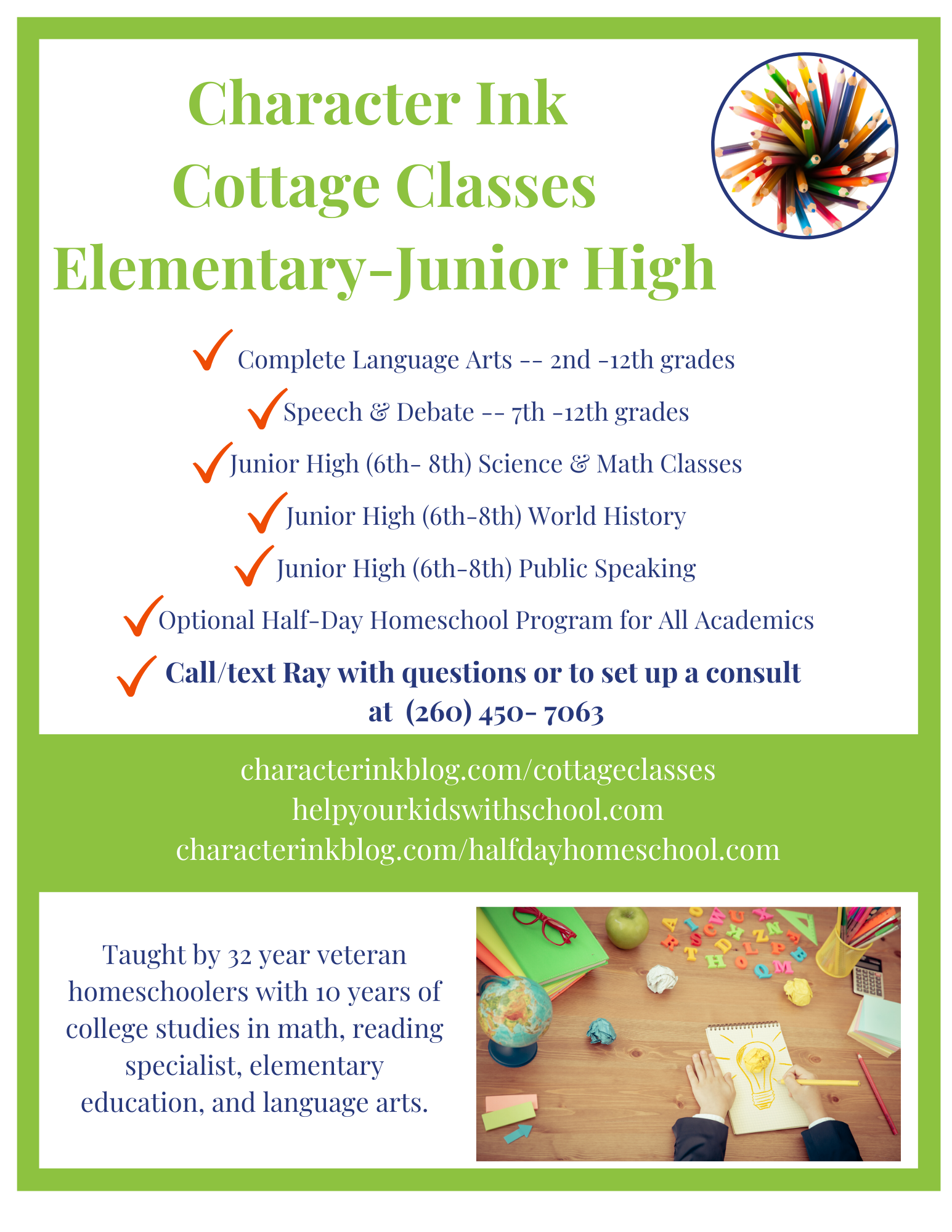 Character Ink Classes & Half-Day Home School Introduction Videos ...